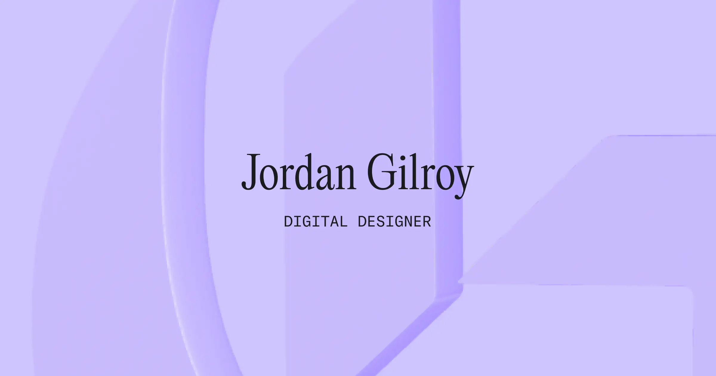 Jordan Gilroy | Freelance Web Designer & Webflow Developer